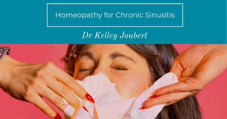 HOMEOPATHY FOR CHRONIC SINUSITIS - Dr Kelley Joubert